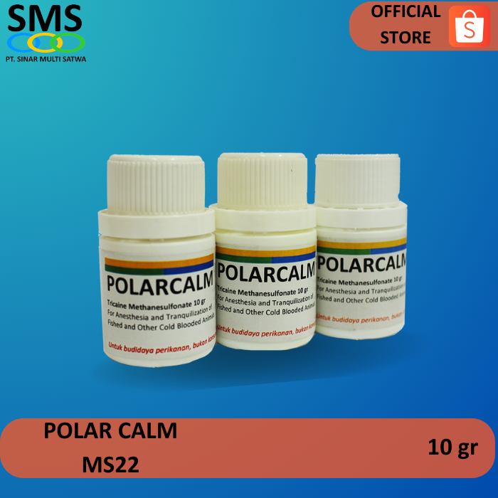 Jual Polar Calm MS22 Bius ikan dan udang/kesehatan ikan/Tricaine ...