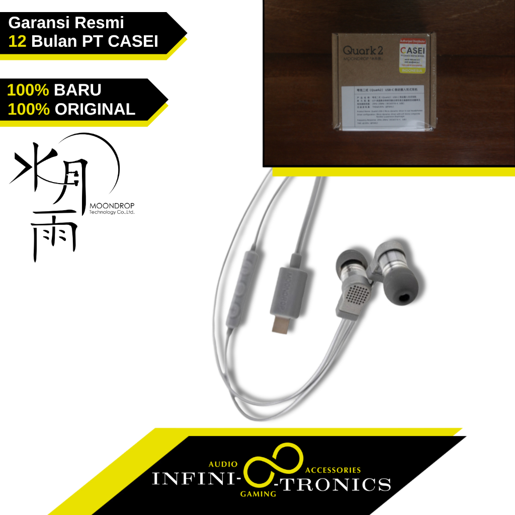 Jual Moondrop Quark2 / Quark 2 / Quarks 2 Dynamic Driver In Ear Monitor ...