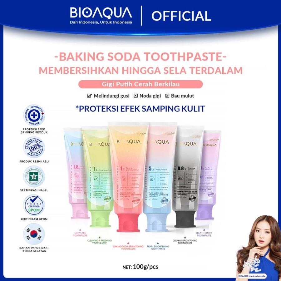 Jual BIOAQUA Pasta Gigi Tooth & Gum Care Whitening Toothpaste 100g ...