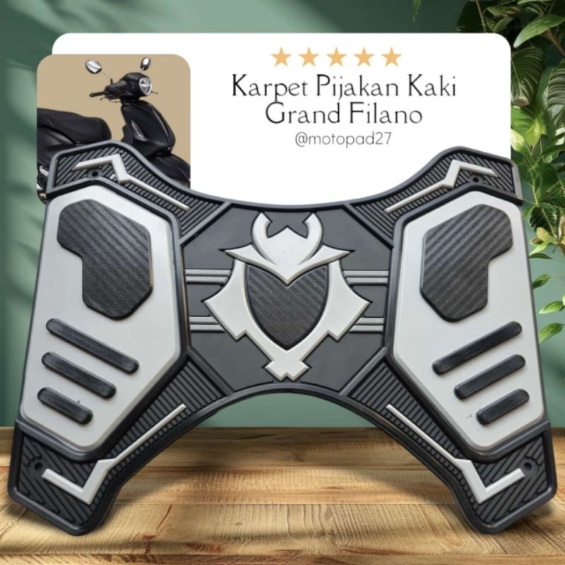 Jual Motopad27 Karpet Motor Floor Mat Yamaha Grand Filano V4 Premium ...