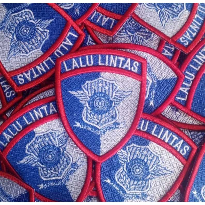Jual Logo Lantas Terbaru Bordir Timbul / Bed Lantas Terbaru Bordir ...