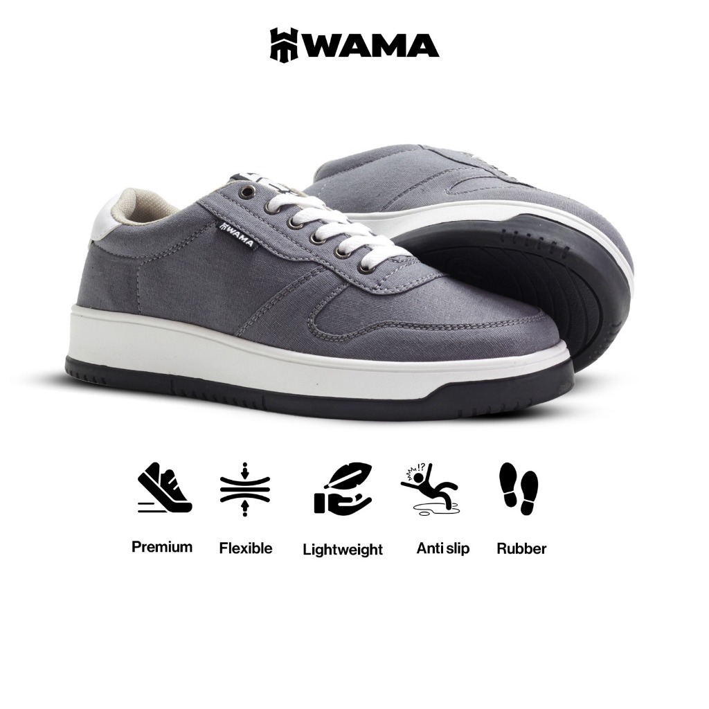Jual WAMA - Cima - Sneakers Casual | Sepatu Sneakers Casual Pria Top ...