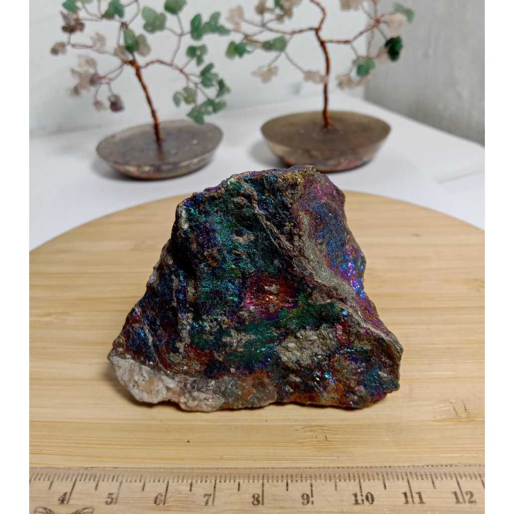 Jual Batu Rough Rainbow Pyrite Chalcopyrite Peacock Mystic Ore Natural ...