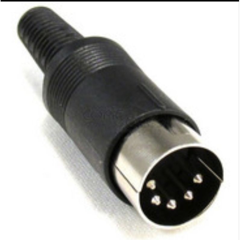 Jual Connector Din 5 Pin / Midi Din 5 Pin Male Konektor Din 5 pin ...