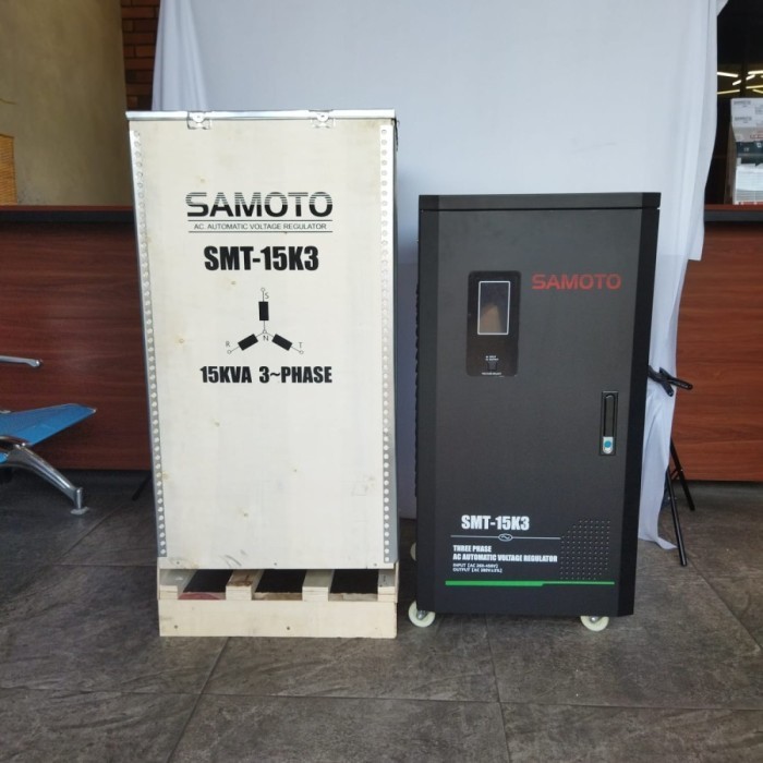 Jual SAMOTO Stabilizer Digital 15KVA 3 Phase Satavolt 15.000VA Stabiliser SMT Three Phase ...