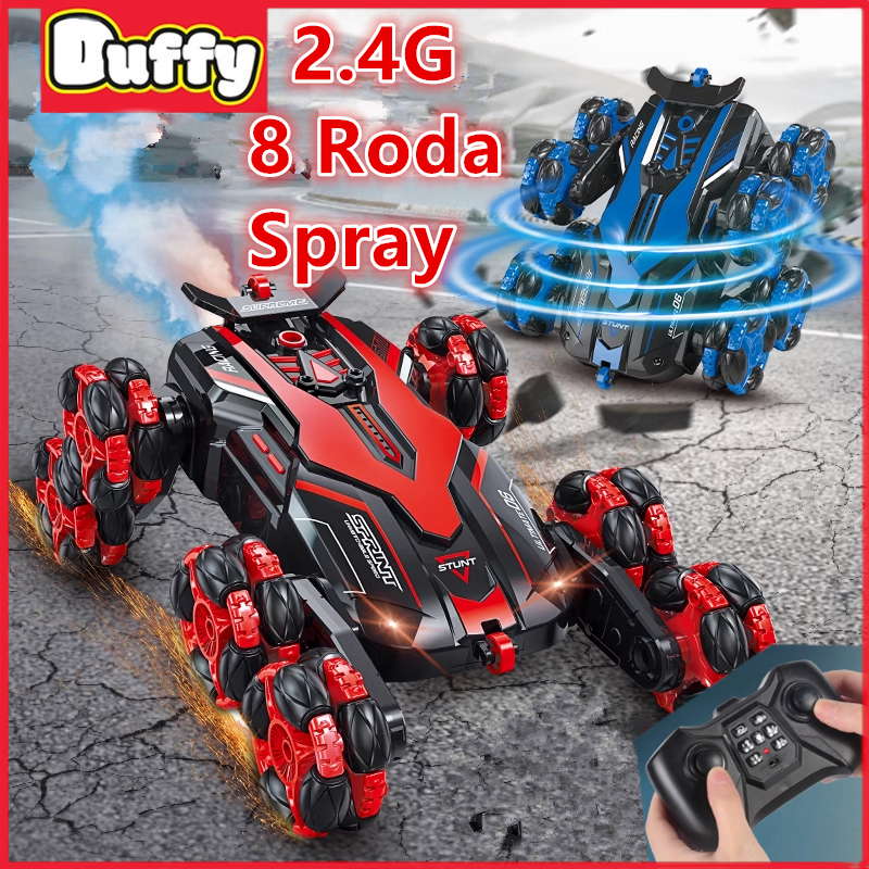 Jual Duffy toys 2.4G 8 Roda Mainan Mobil Remote Control Stunt /RC Stunt ...