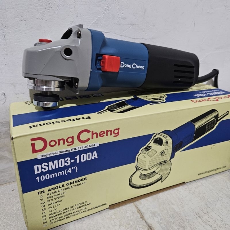Jual Mesin Gerinda Tangan DongCheng DSM03-100A Angle Grinder 100mm ...