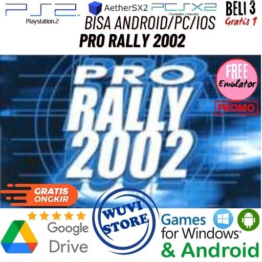 Jual PS 2 Pro Rally 2002 | Bisa di PC / Android / IOS Plus Emulator ...