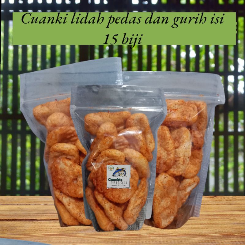 Jual Cuanki Lidah Pedas dan Gurih isi 15 biji enak dan renyah | Shopee ...