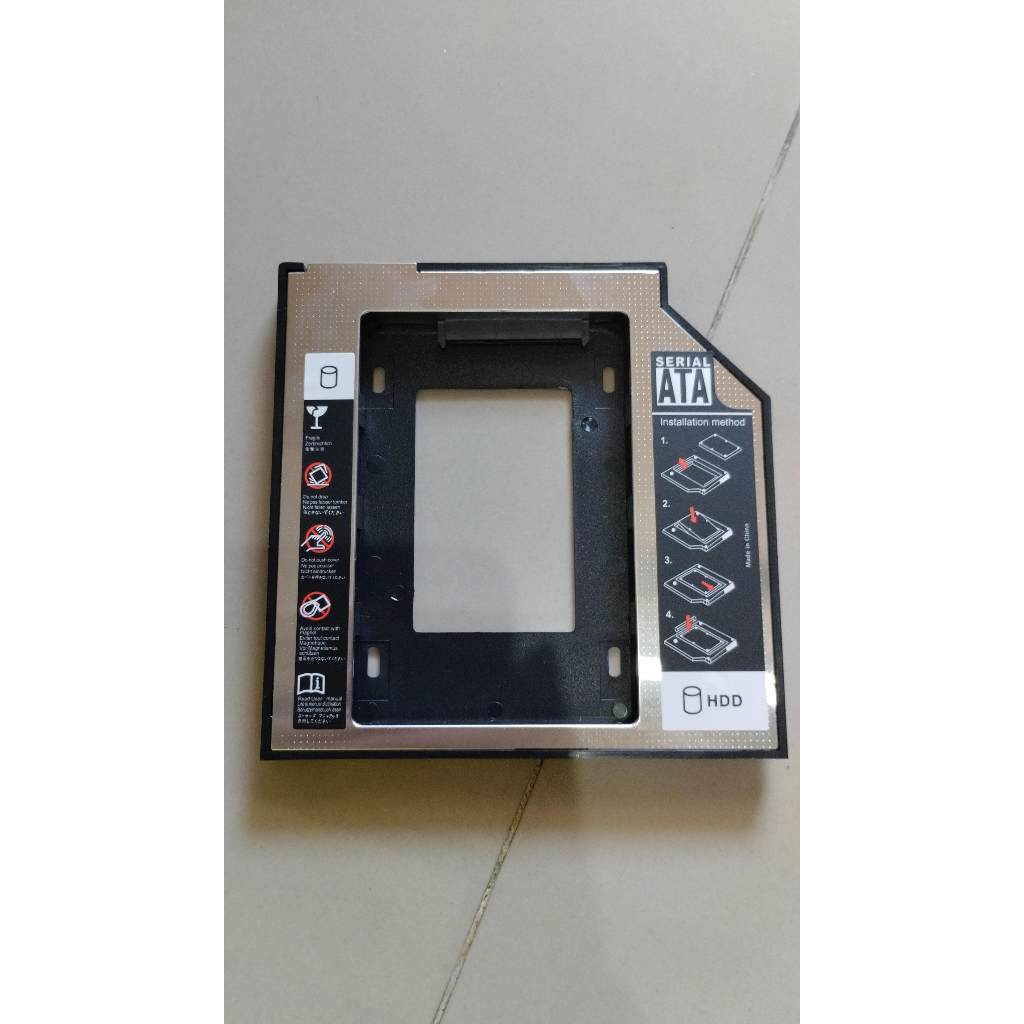 Jual SSD HDD Caddy Slim 9.5mm SATA DVD Slot Hardisk | Shopee Indonesia