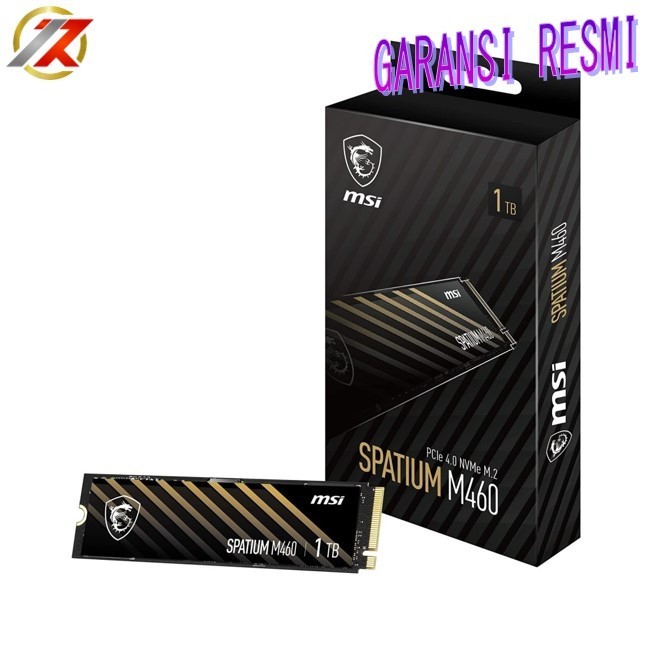 Jual MSI SPATIUM M460 1TB PCIe 4.0 NVMe M.2 SSD | Shopee Indonesia