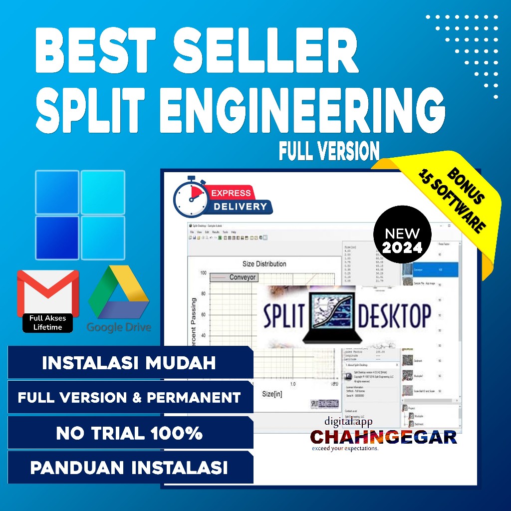 Jual Split Engineering Split-Desktop 4 Full Software fragmentasi batuan ...