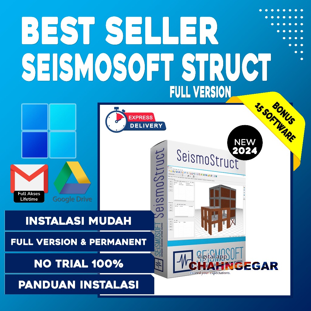 Jual SeismoSoft Seismo Struct 2024 Full Software Structural Assessment & Retrofitting ...