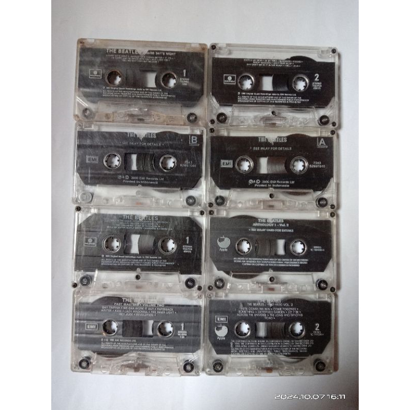 Jual Kaset Pita The Beatles Tanpa Cover / Kaset Pita Tanpa Sampul / The Beatles | Shopee Indonesia