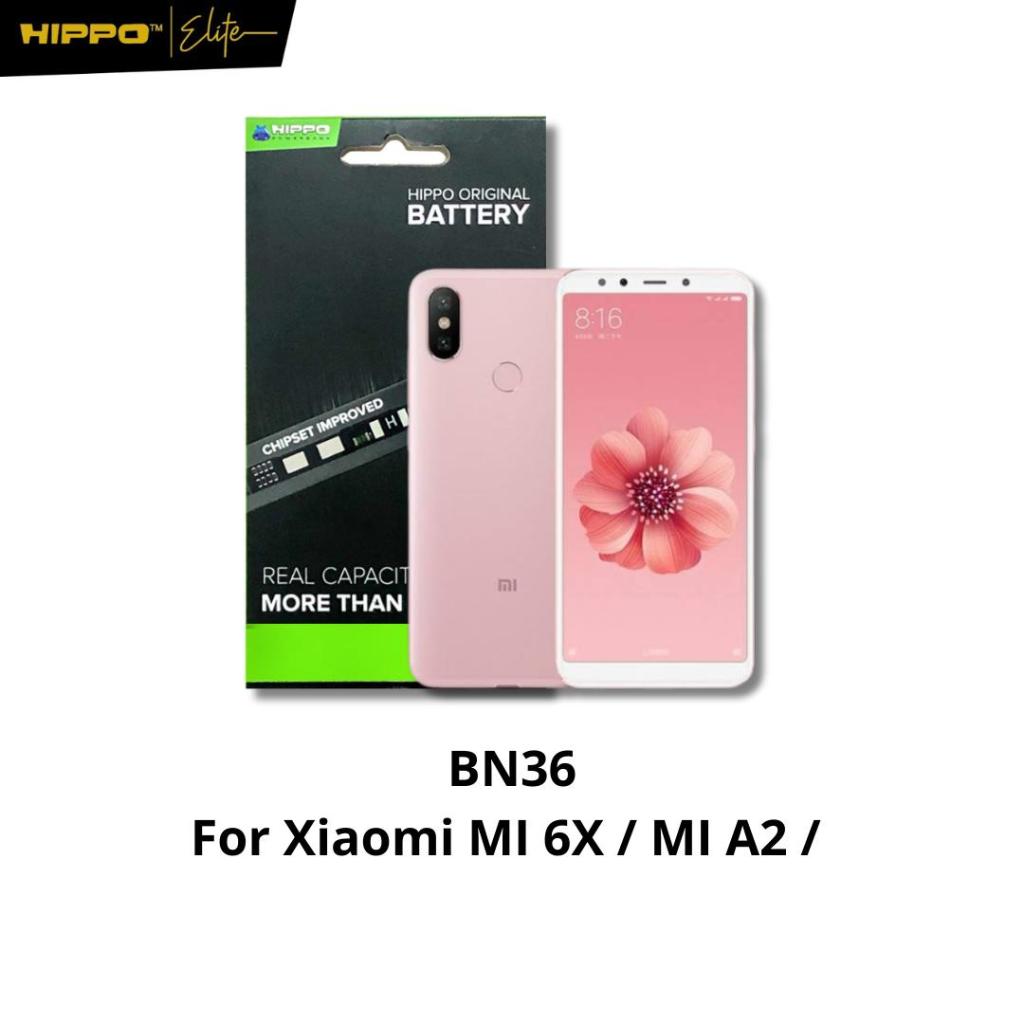 Jual HIPPO BATERAI XIAOMI MI6X / MIA2 BN36 3350MAH ORIGINAL CELL ...