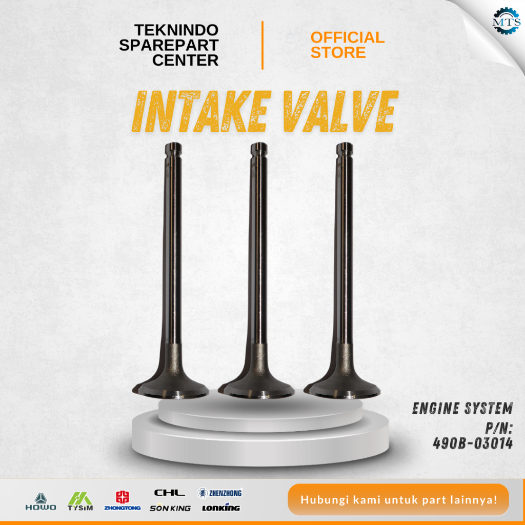 Jual INTAKE VALVE XINCHAI C490 / MIXER-A04 | 490B-03014 | Type Model ...