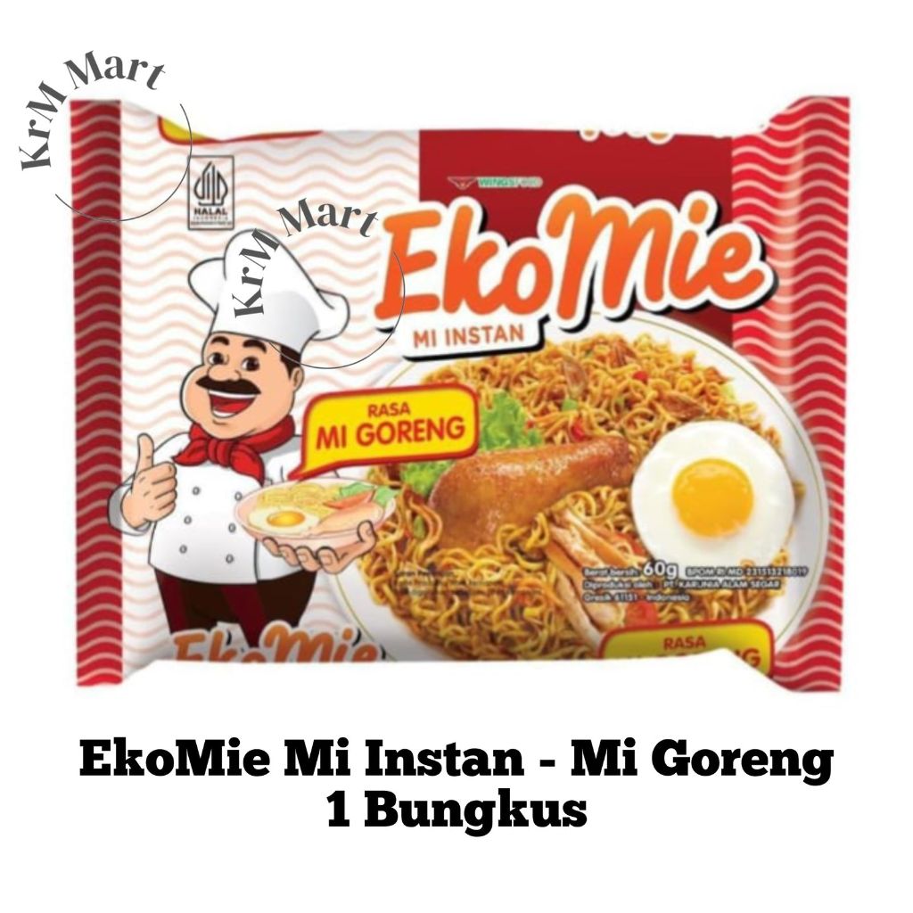 Jual Ekomie Mie Goreng Mi Instan 1 bungkus eko mie ekomi | Shopee Indonesia