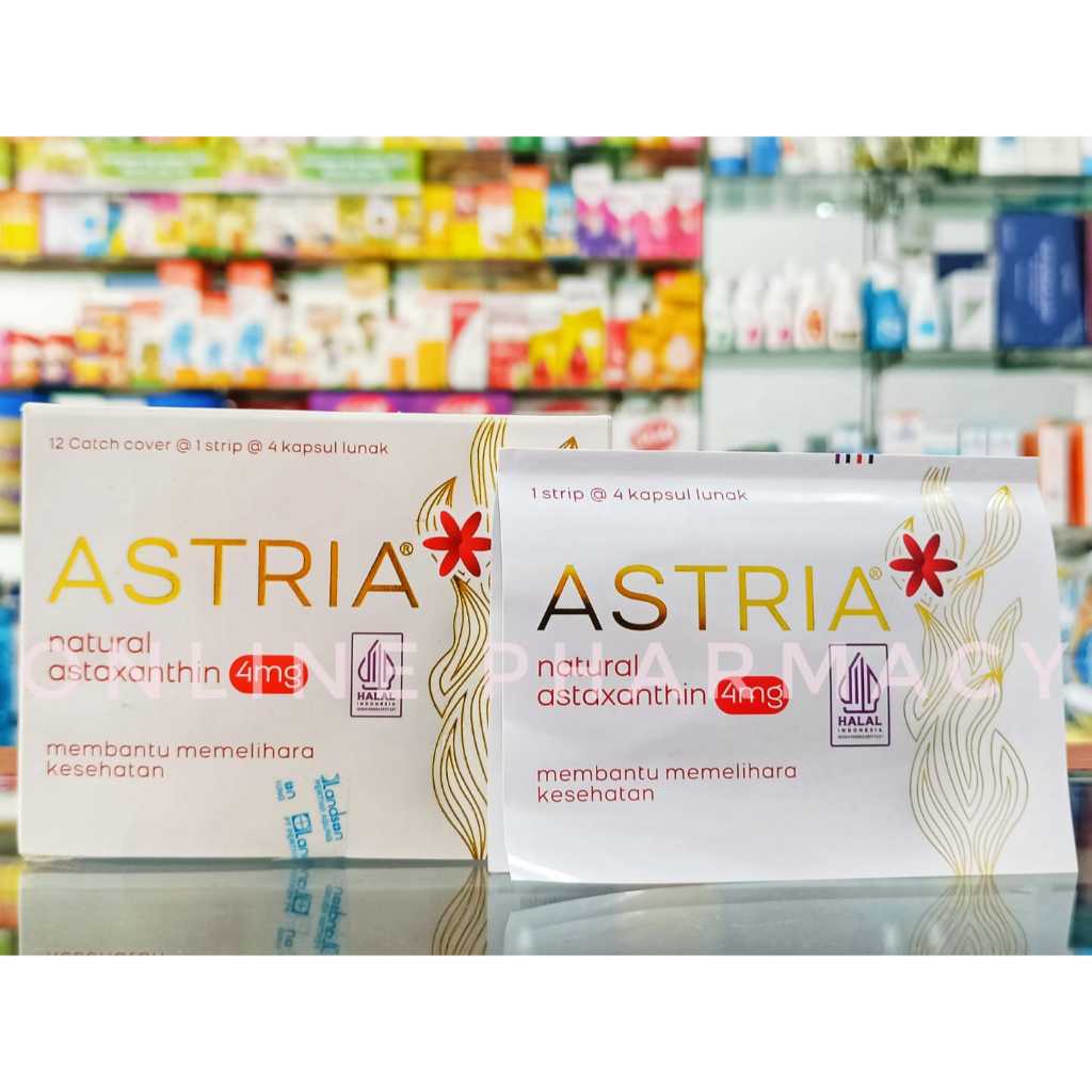 Jual Astria 4 mg 𝟏 𝐒𝐓𝐑𝐈𝐏 𝐈𝐒𝐈 𝟒 𝐊𝐀𝐏𝐒𝐔𝐋 | Shopee Indonesia