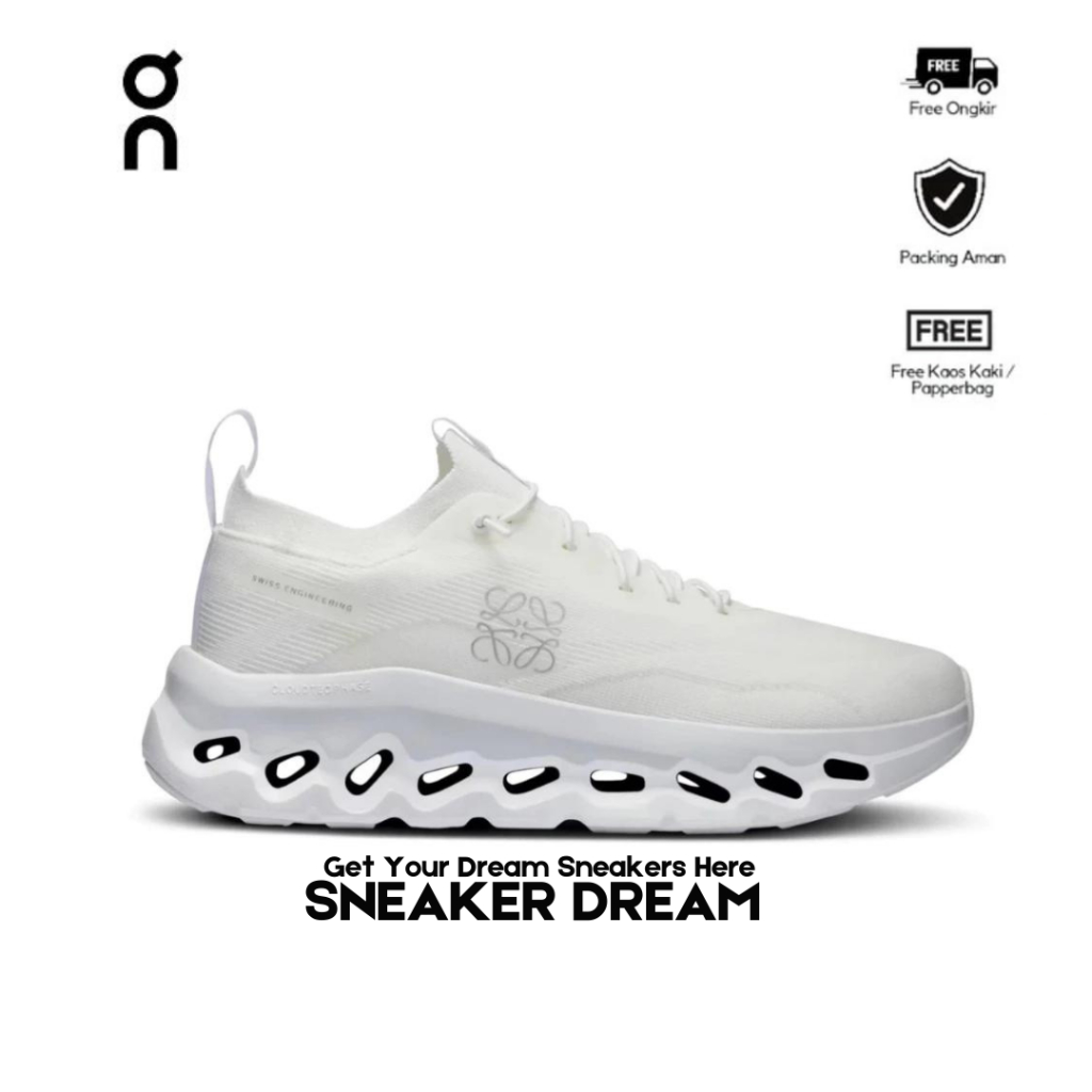 Jual Sepatu LOEWE X CLOUDTILT All White Original | Shopee Indonesia