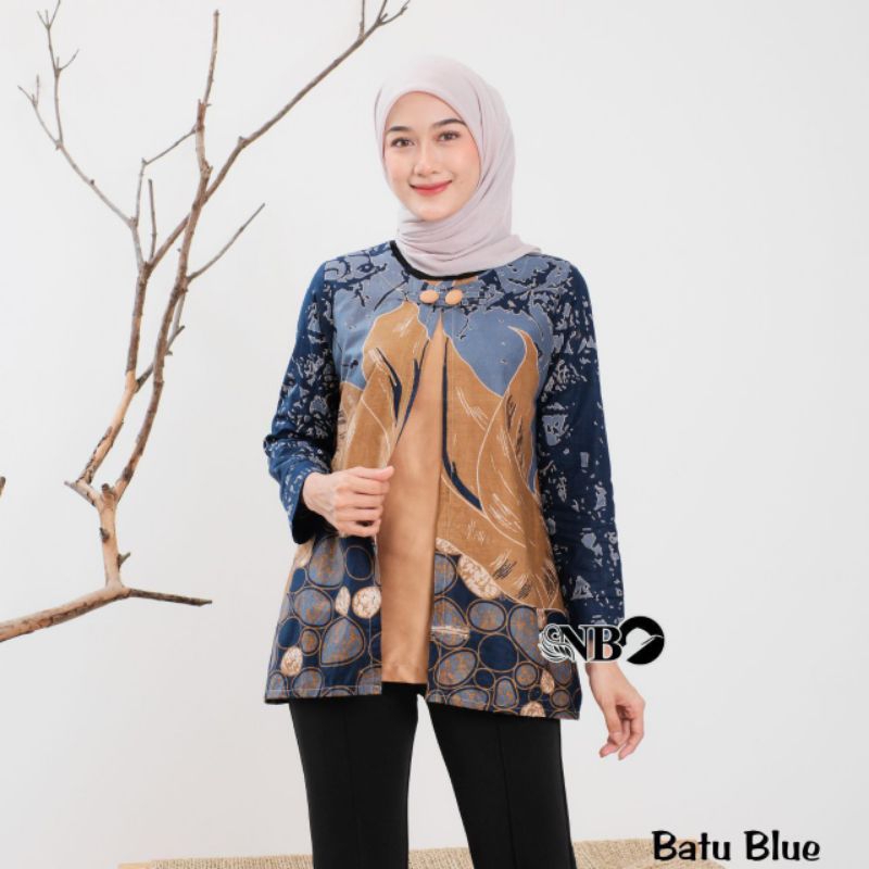 Jual Blouse Batik Wanita Modern Model Bolero Kekinian Batik Wanita ...