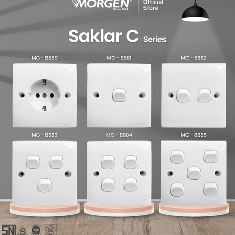 Jual MORGEN Tipe MG Saklar C Series Stop Saklar Engkel Saklar Seri ...