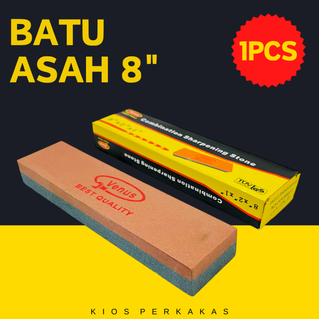 Jual Batu Asahan 8 inch sisi Kasar dan Halus pengasah pisau | Shopee ...