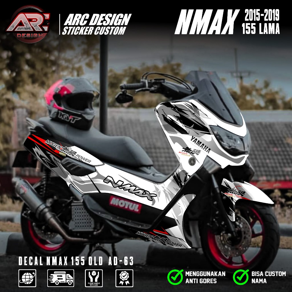 Jual (PROMO COD) TERBARU Decal Sticker Yamaha Nmax 155 Old Full body ...