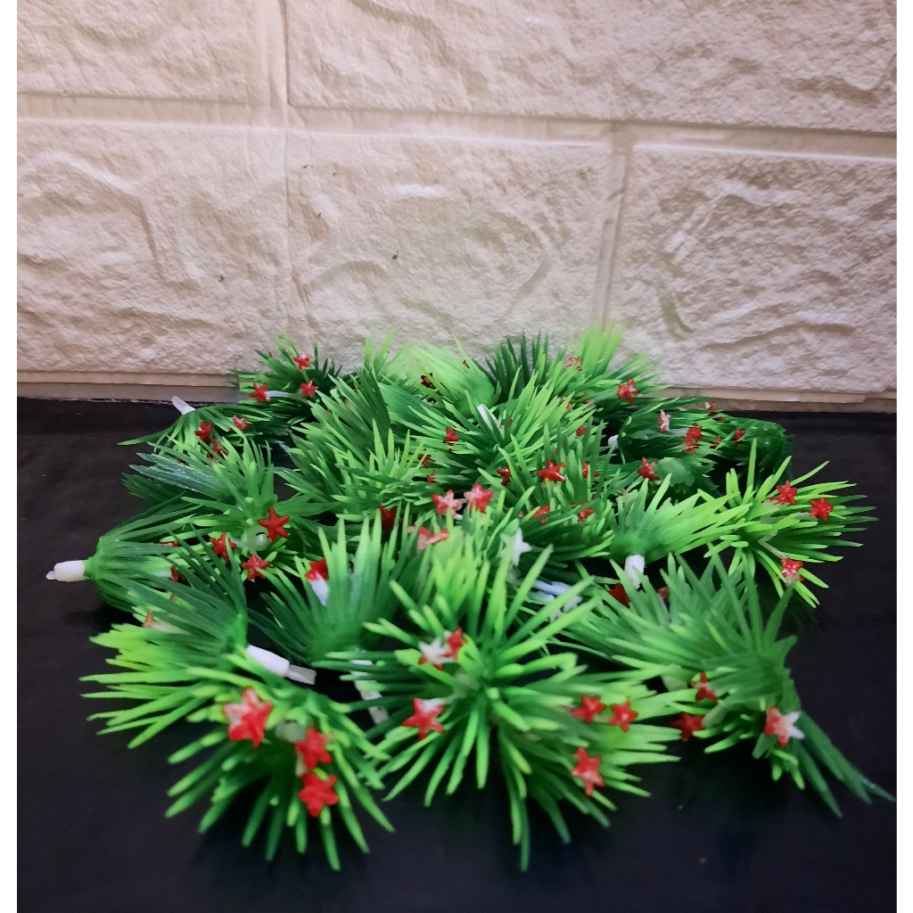 Jual Topper Rumput Jarum Hiasan Untuk Kue Ulang Tahun ( 1 Set 7 Pcs ...