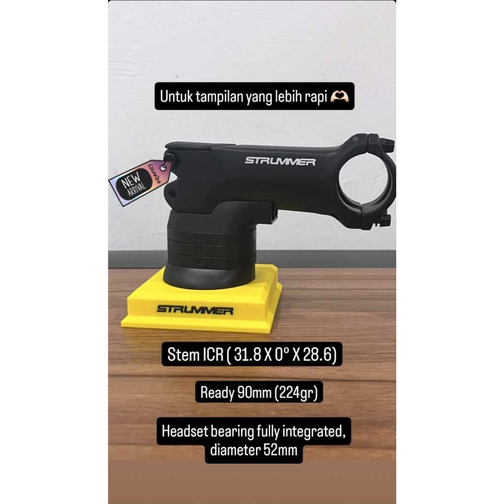 Jual strummer stem icr - internal cable routing roadbike gravel headset ...
