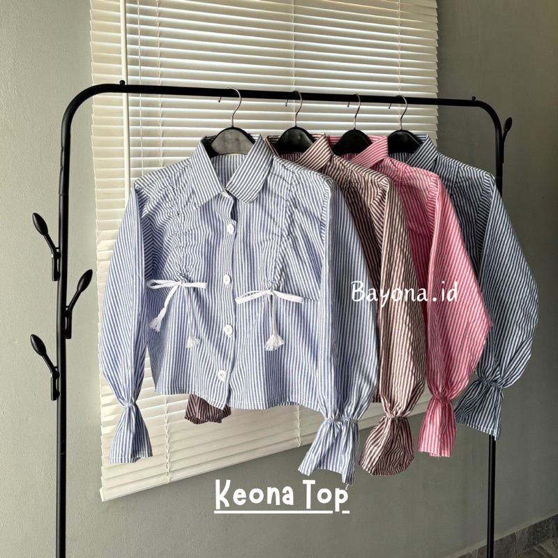 Jual KEONA TOP Korean Style By Bayonaid New Product | Shopee Indonesia