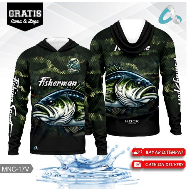 Jual Jersey Mancing Lengan Panjang - Jersey Mancing Hoddie Costum ...
