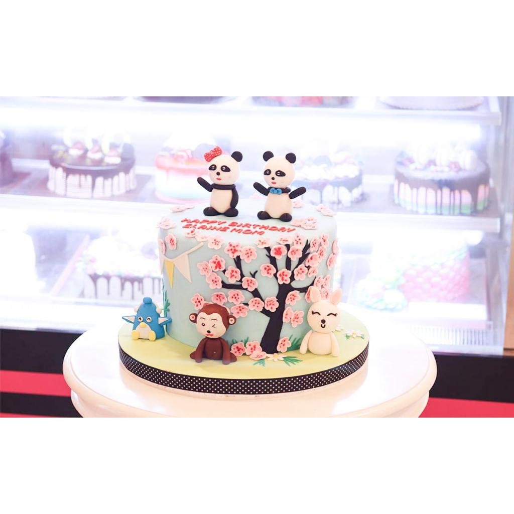 Jual Kue Ulang Tahun/Birthday Cake/Kue Ultah Tema Panda/Kue Birthday jakarta/Kue Panda | Shopee ...