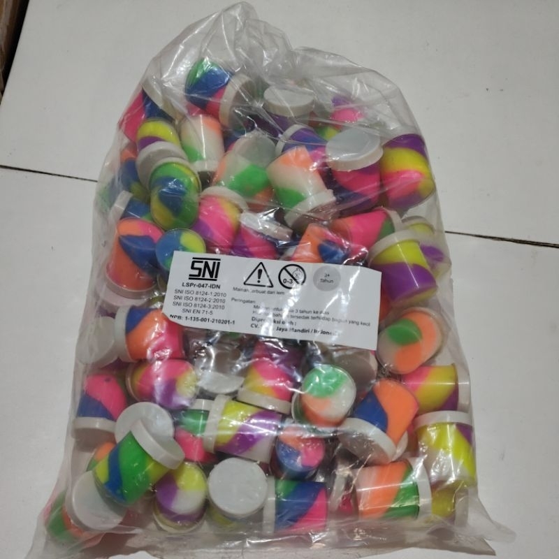 Jual 1 BALL SLIME BOTOL 18 CC BAL BESAR ISI 100 (GROSIR) | Shopee Indonesia