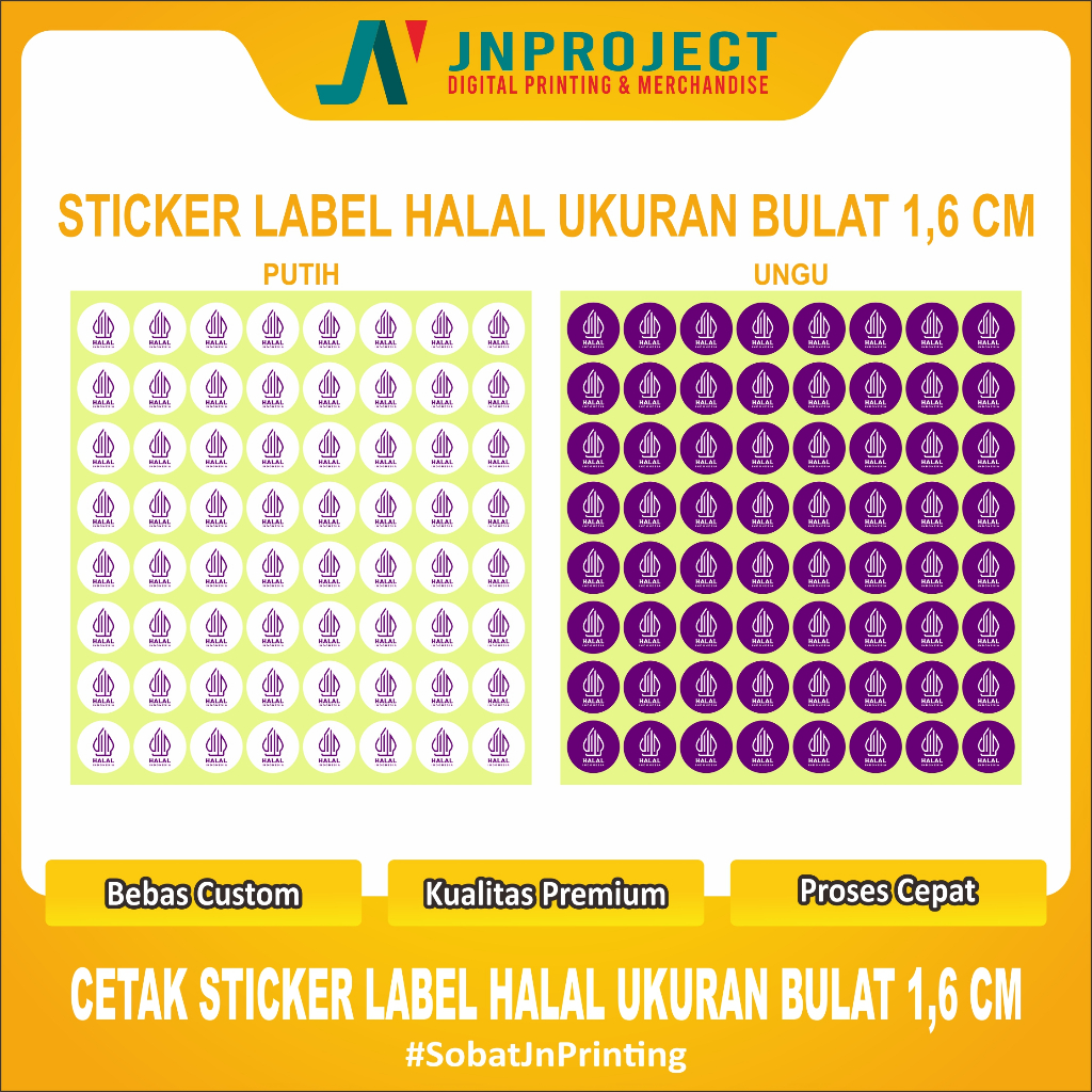 Jual Stiker Label Halal | Stiker Label Makanan Minuman Halal Bahan ...