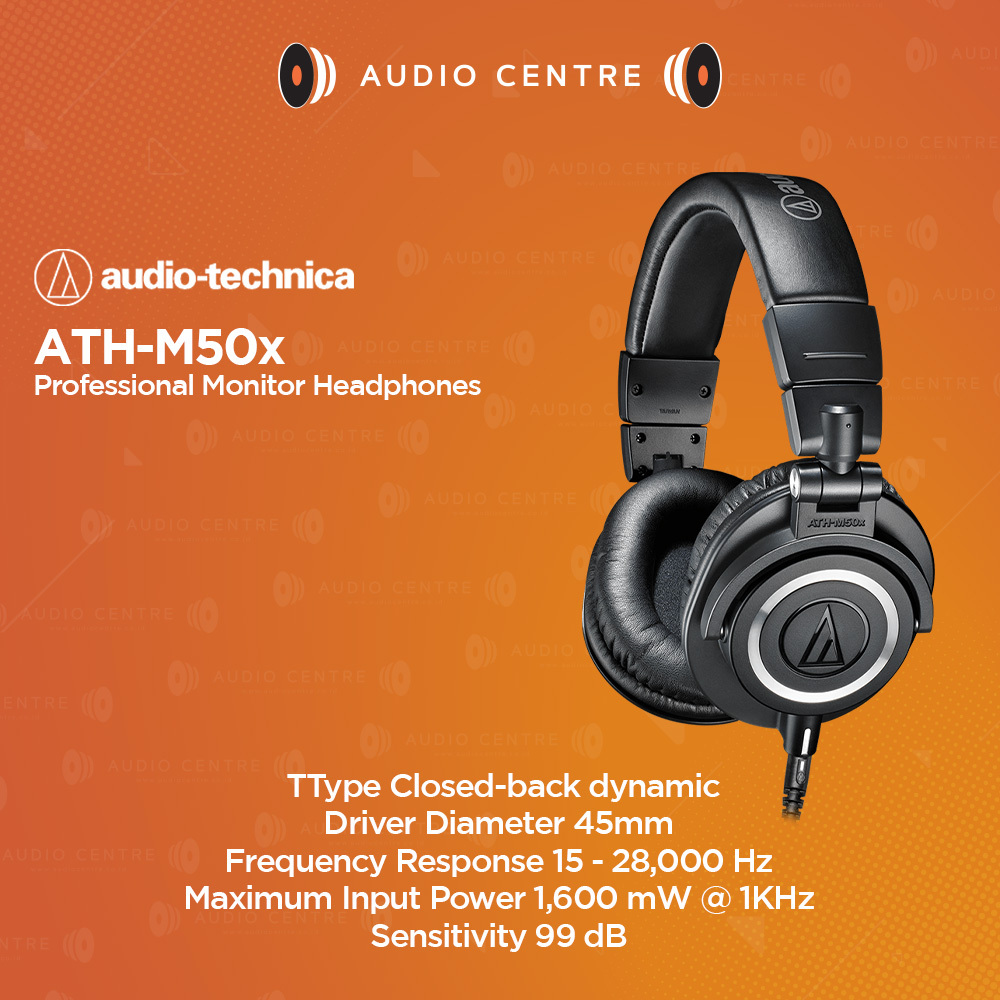 Jual Audio-Technica ATH-M50x / ATH M50 X Professional Studio Monitor Headphone | Shopee Indonesia