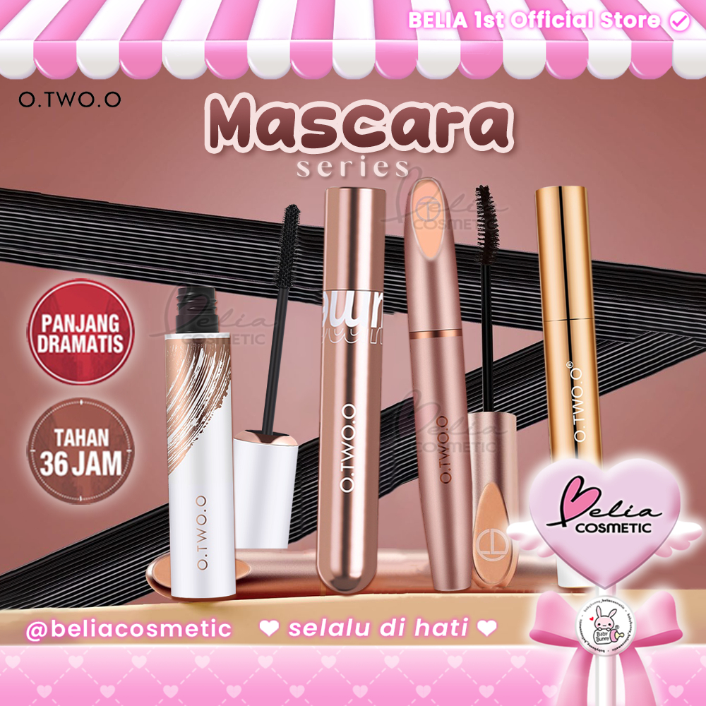 Jual BELIA O.TWO.O Mascara Series | Gold Lash Bold Volume Lifting Fiber ...