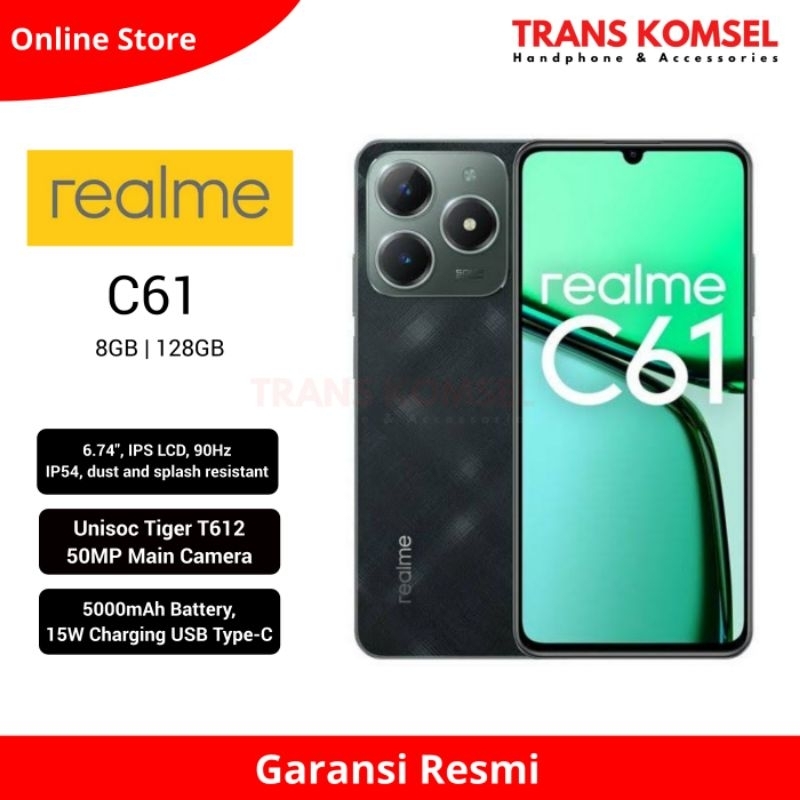Jual Realme C61 8GB/128GB (Garansi Resmi) | Shopee Indonesia
