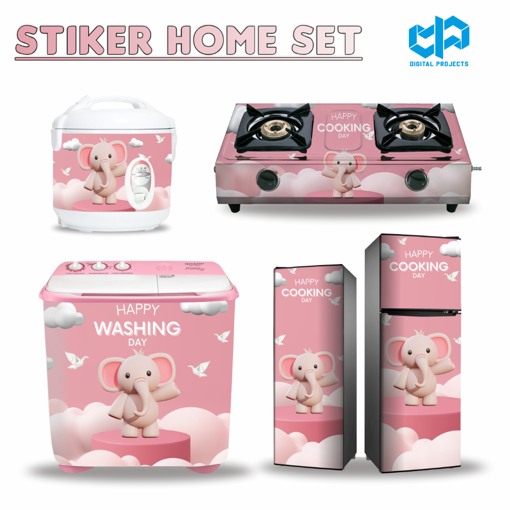 Jual Sticker Kulkas, Stiker Kompor gas, Mesin Cuci, Wallpaper Pintu ...