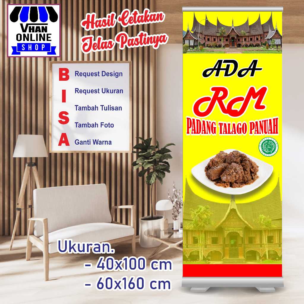 Jual Cetak Spanduk Banner Rumah Makan Padang Bagus Murah | Shopee Indonesia