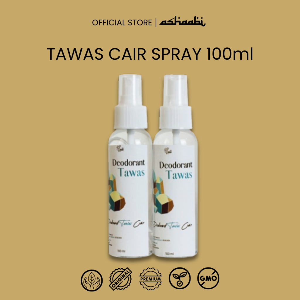 Jual Deodorant Tawas spray 100ml ORGANIK natural penghilang bau badan ...
