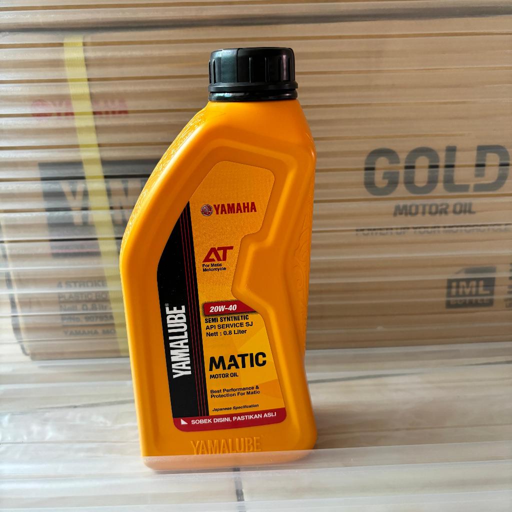 Jual OLI MOTOR METIK YAMALUBE MATIC YAMALUBE METIK 800ML | Shopee Indonesia