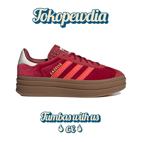 Jual Adidas Gazelle Bold Bright Red Velvet (IG4388) | Shopee Indonesia