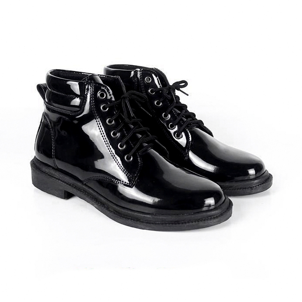 Jual sepatu Boot PDH tali Security Satpam Casual | Shopee Indonesia