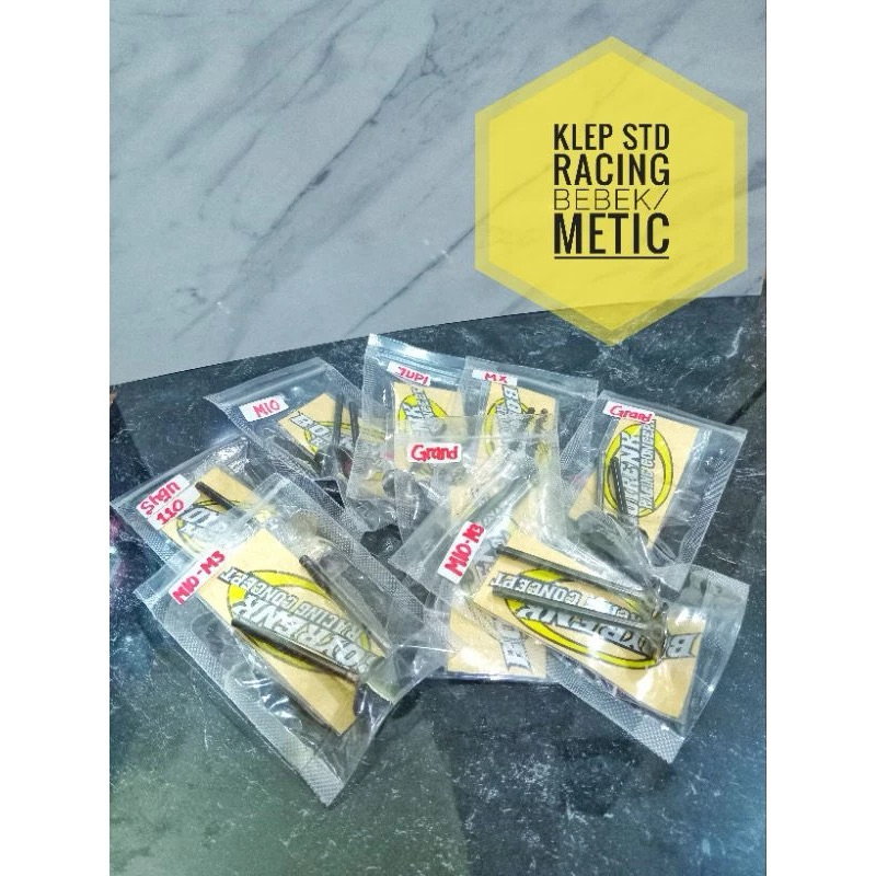 Jual KLEP SET STD RACING BEAT KVY/KZL/K44/VARIO110/VARIO125/SONIC ...