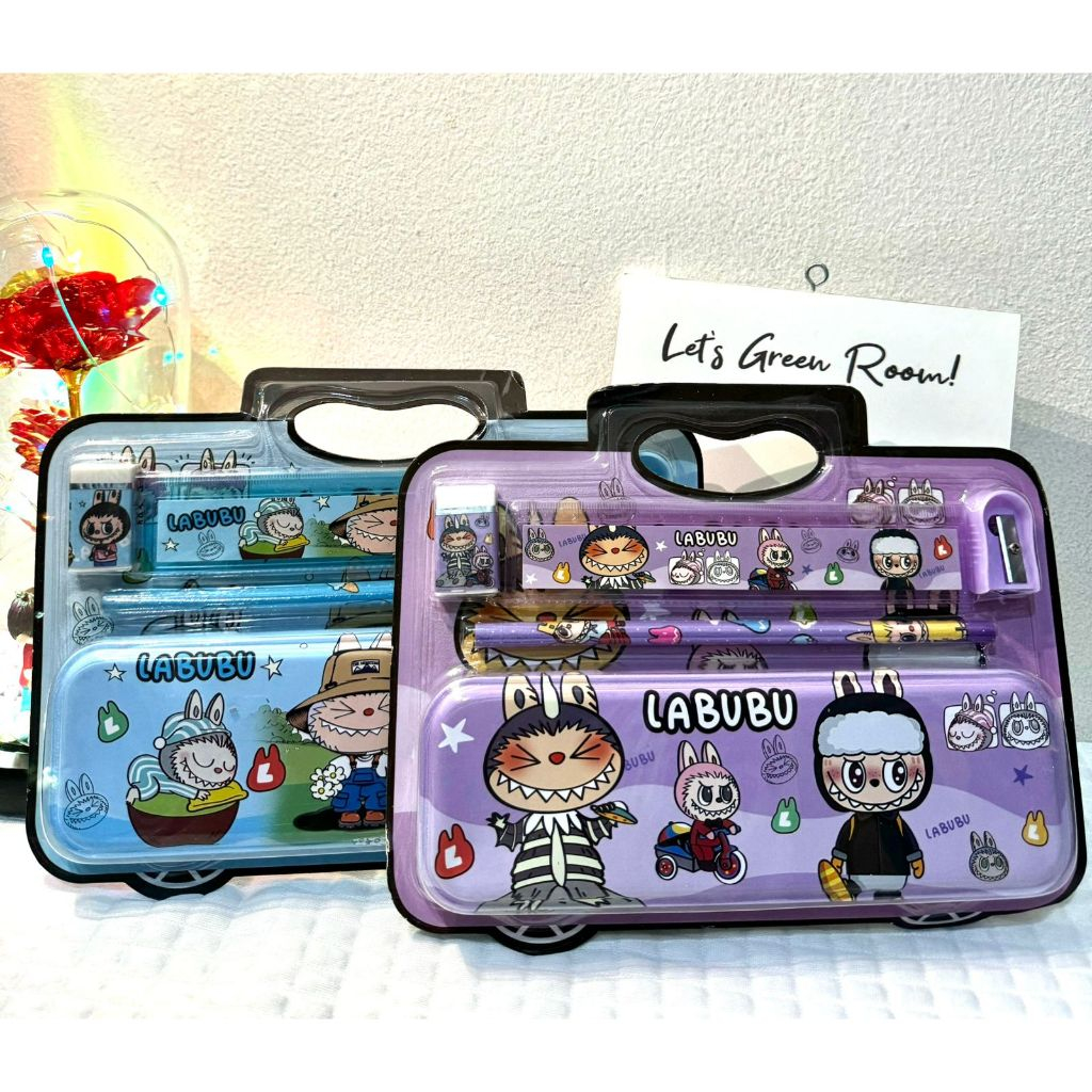 Jual Unic_Uniee paket set labubu dan set dinosaurus ATK set kotak ...