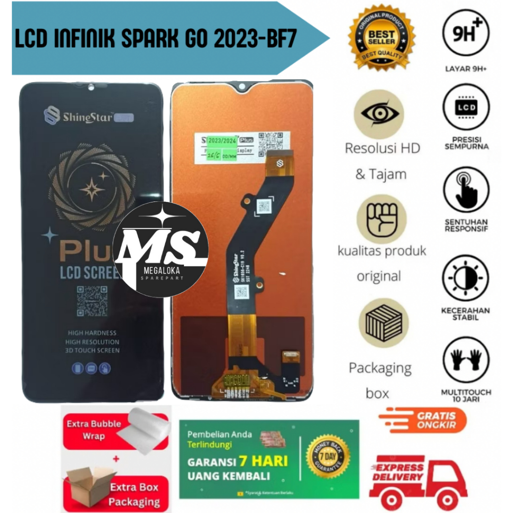 Jual LCD + TOUCHSCREEN INFINIX SPARK GO 2023 - BF7 SHINE STAR GRATIS ...