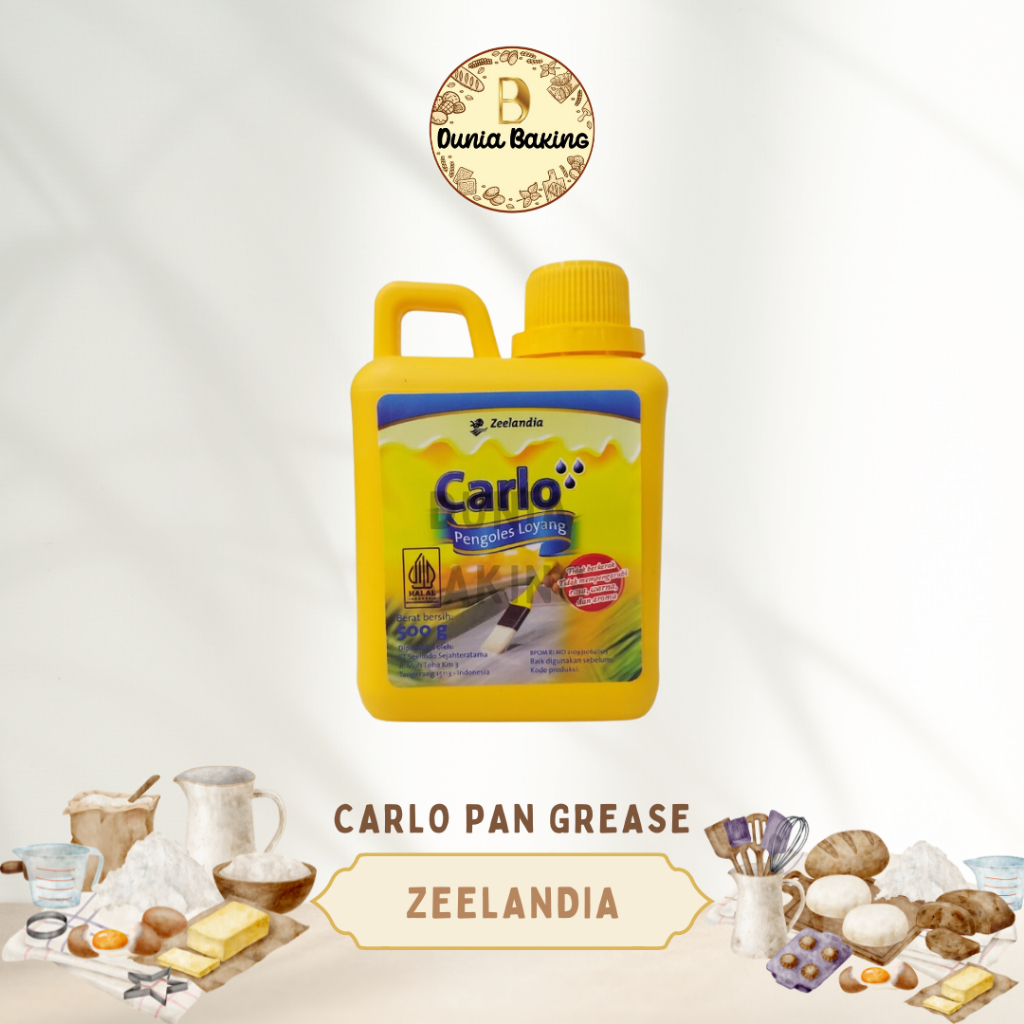 Jual Carlo pan grease 500gr | pengoles loyang 500gr | Shopee Indonesia