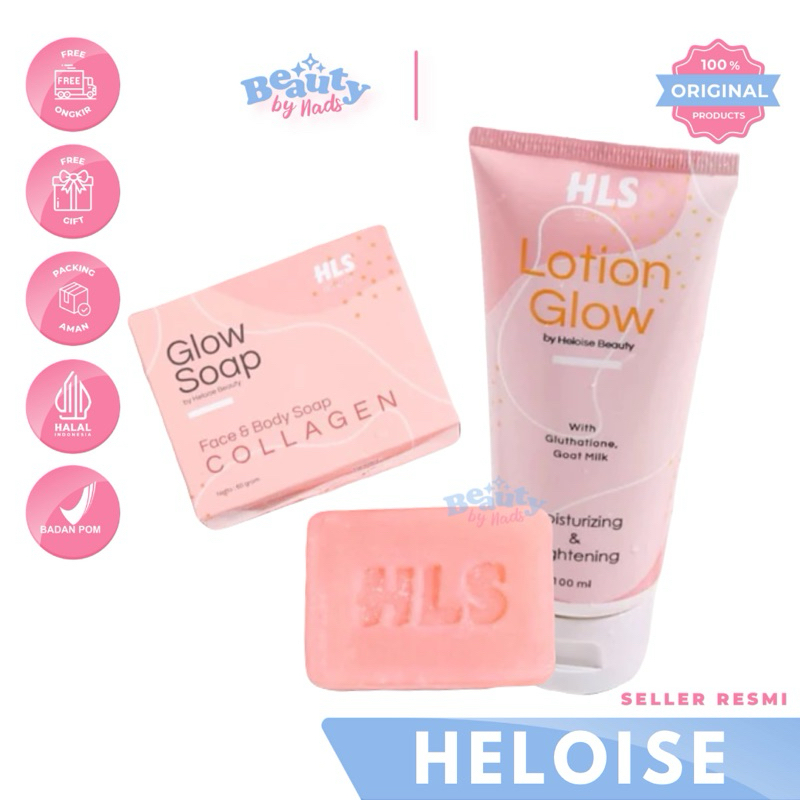 Jual BEAUTYBY.NADS | HLS HELOISE BEAUTY GLOW SOAP LOTION GLOW FACE ...