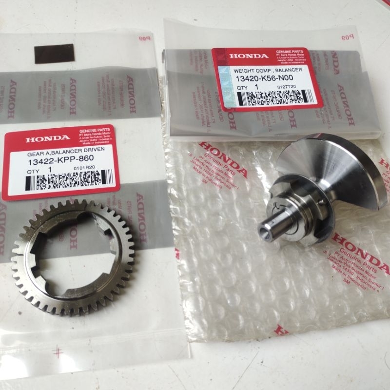 Jual 13420-K56-N00 Gigi balancer komplit CB150R LED CBR 150R SONIC 150 SUPRA GTR original ...