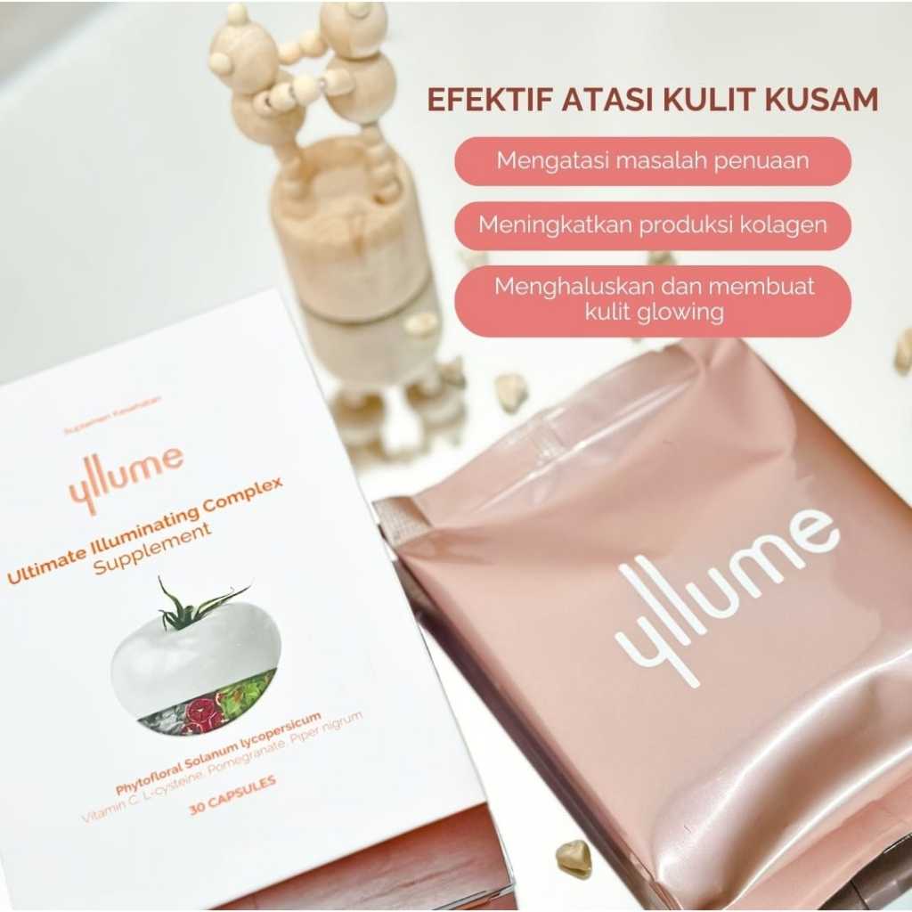 Jual YLLUME Ultimate lIluminating Complex Skin Supplement (crystal ...